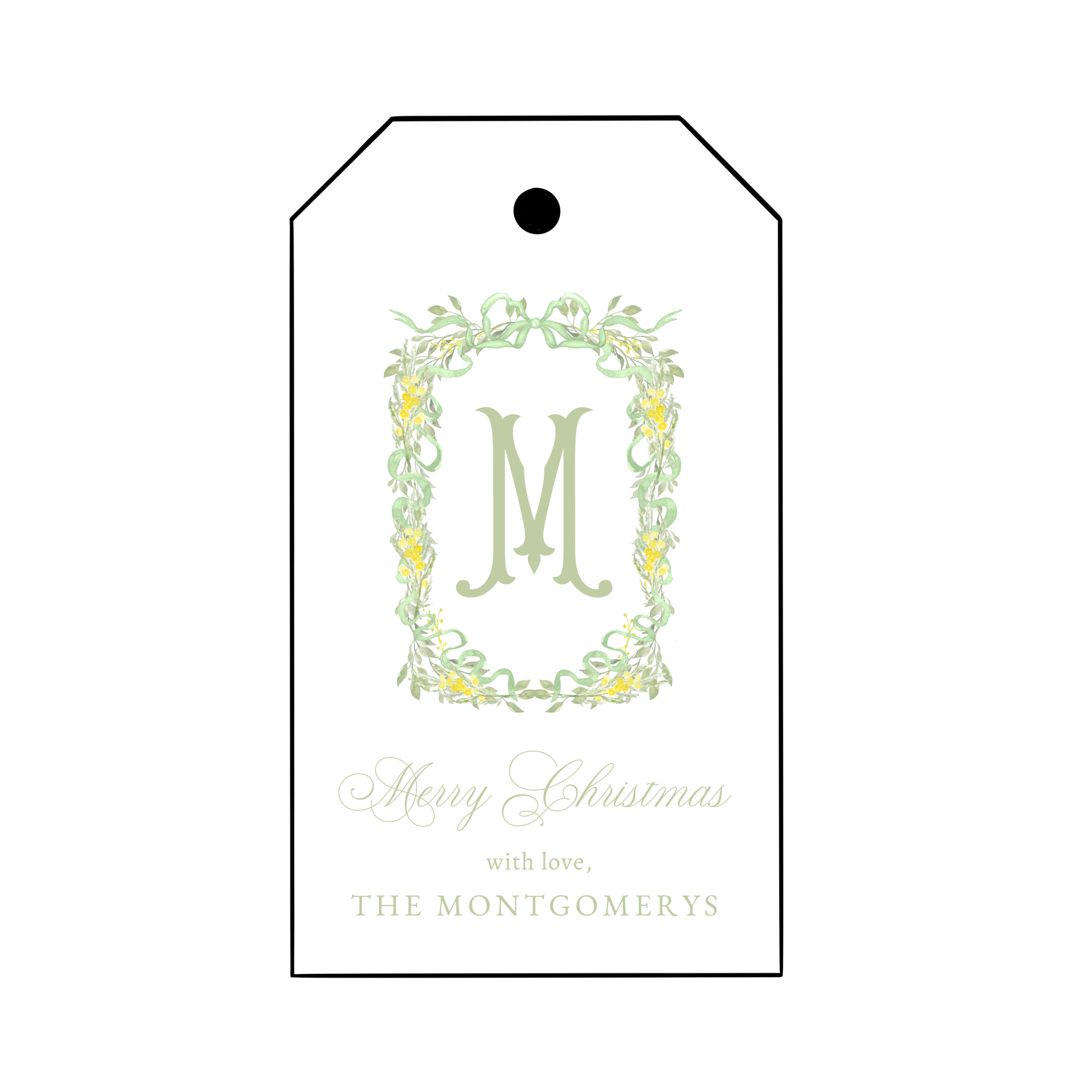 Watercolor Garland Gift Tags – Kalee Finley Designs